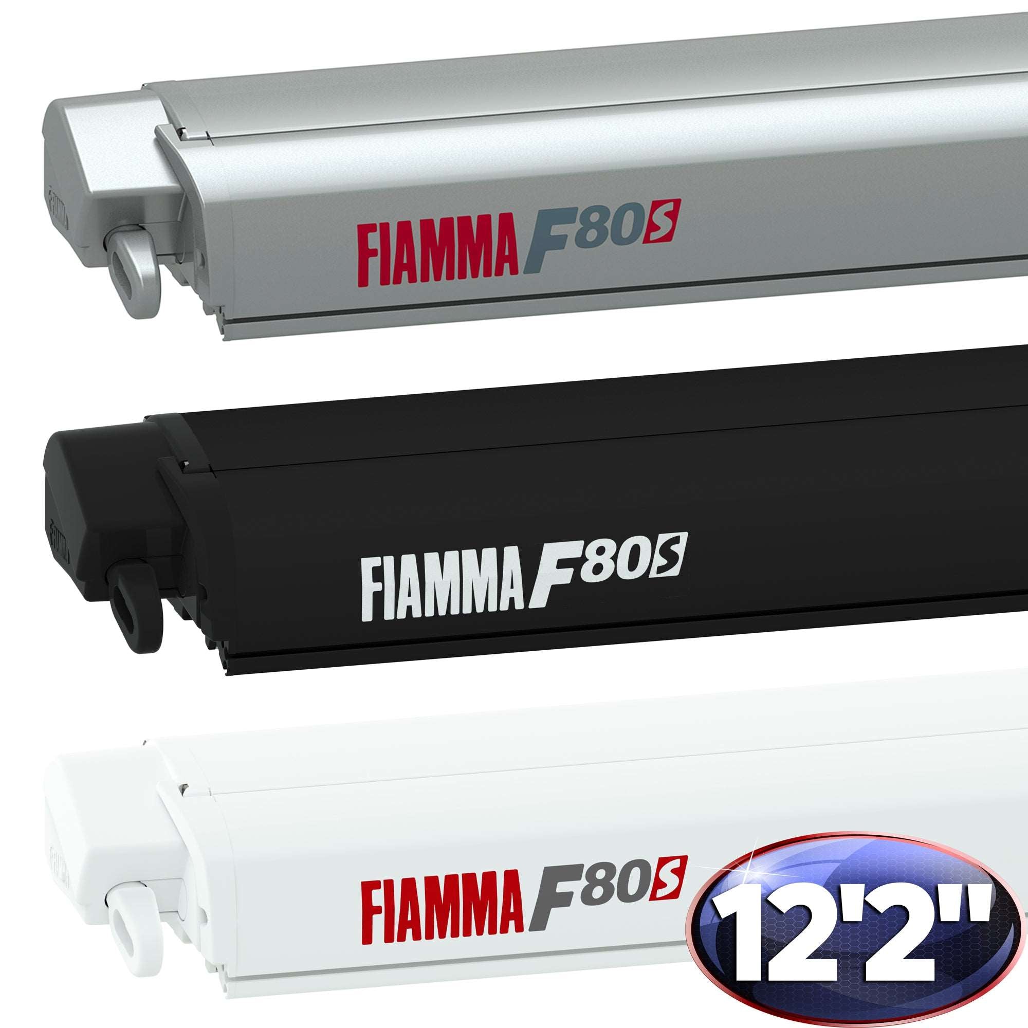 Fiamma F80S 370- 12'2" Awning Motorhome Caravan Van - Royal Grey ...